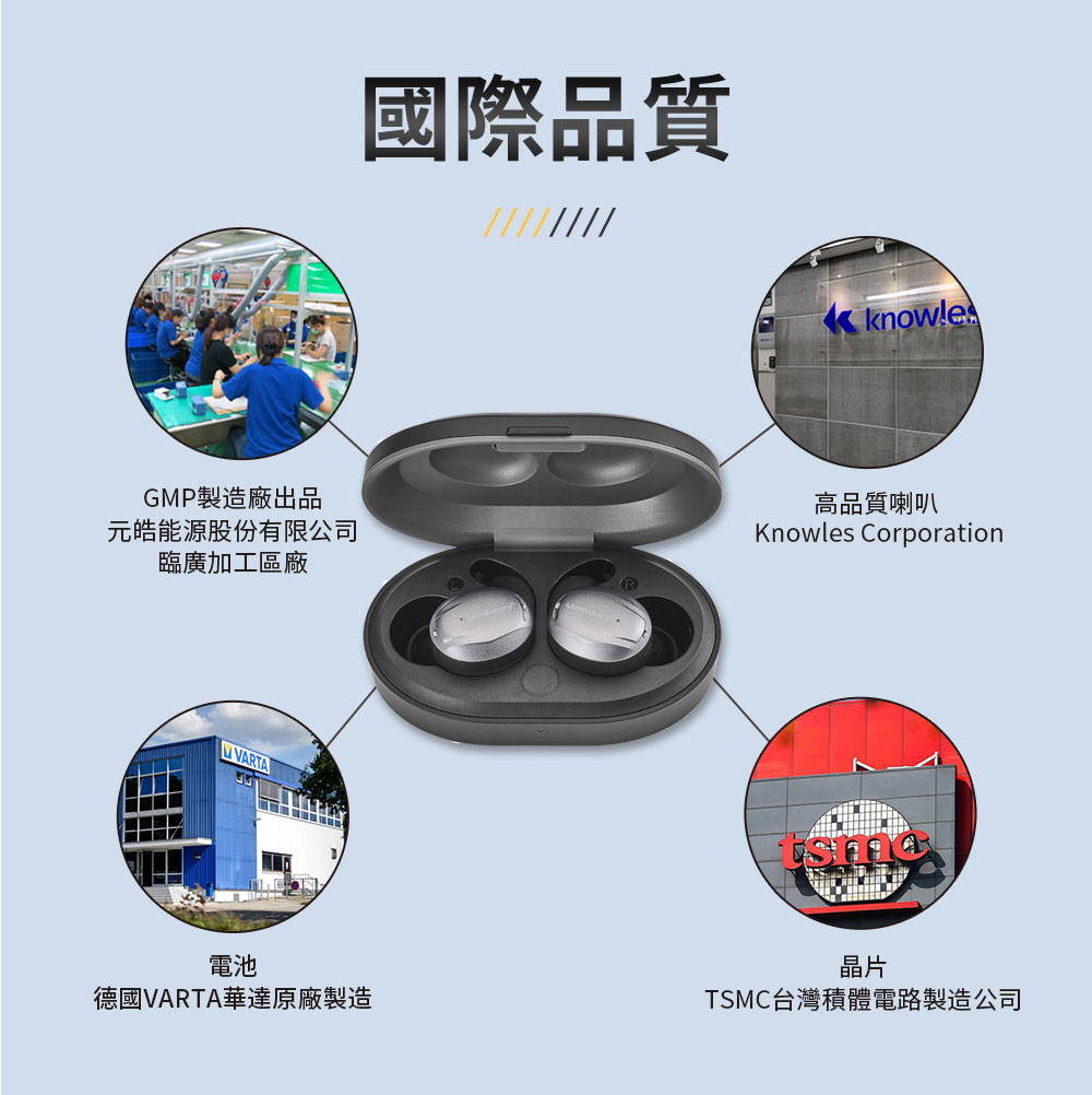 耳寶助聽器 ★ MIMITAKARA 藍牙充電式耳內助聽器 6SE (黑/白) - 耳寶助聽器